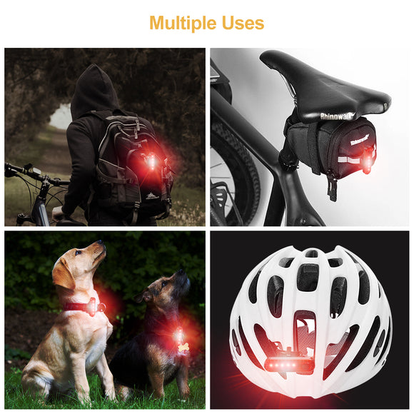 USB Rechargeable LED Bike Tail Light - 2 Packs – Ascherlighting